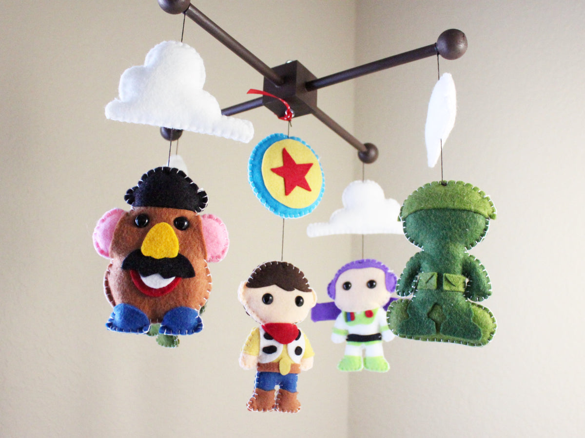 Toy Story mobile, Baby Crib Mobile, Nursery Room Decor – Dropsofcolorshop